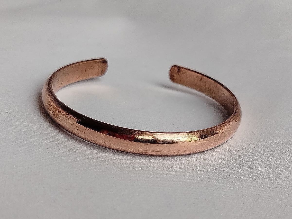 Copper Bracelet - Pure Copper Hand Forged Bracelet — BEADSJOY CRAFTS ...